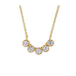 Tchibo - 925 Silber Kette Tennis Zirkonia - wei&szlig;