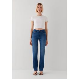 Mavi Damen Straight-Jeans "KENDRA"mid str, Gr. 25, 87% Baumwolle, 11% Polyester, 2% Elastan, Jeans, gerde Form