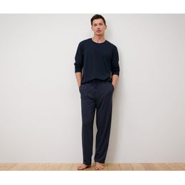 Tchibo - Pyjama mit Modal - Herren - Gr. XXL - dunkelblau/print