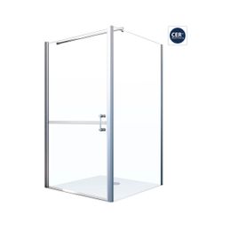 Breuer Dusche &raquo;Elana 6&laquo; - 90x90x200cm - silber -