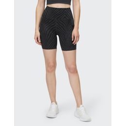 Venice Beach Damen Funktionstights "TIGHTS SHORTS GLENDALE", schwarz, Gr. XL, Obermaterial: 83% Polyester, 17% Elasthan, Hosen, kurze Variante, mit