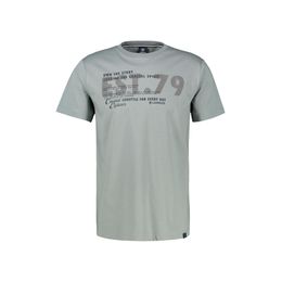 Lerros Herren T-Shirt "T-Shirt mit Brustprint, Grosse Gr&ouml;ssen", grau, Gr. 5XL, 100% Baumwolle, Shirts