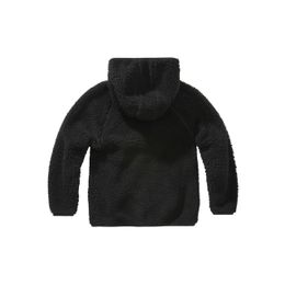 Brandit Damen Allwetterjacke "Brandit Damen Kids Teddyfleecejacket Hood", schwarz, Gr. 170, unifarben, 100% Polyester, Jacken