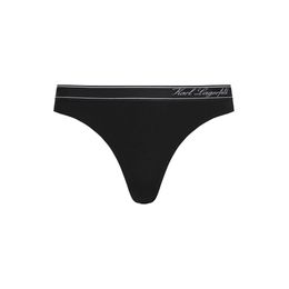 K by KARL LAGERFELD Karl Lagerfeld Slip Damen Gr&ouml;&szlig;e S schwarz / wei&szlig;