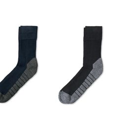 Tchibo - 2 Paar Outdoorsocken - Unisex - Gr. 43-46 - schwarz