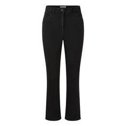KjBRAND Damen Stretch-Jeans, schwarz, Gr. 54K, Denim/Jeans, Obermaterial: 84% Baumwolle, 14% Polyester, 2% Elasthan, Jeans, Shape-Funktion im
