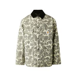 Carhartt Work In Progress Carhartt Wip Jacke 'Tapestry Chore' Herren Gr&ouml;&szlig;e XXL khaki / oliv / schwarz Sommerjacke