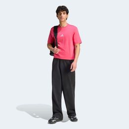 adidas Sportswear Funktionsshirt 'Essentials' Herren Gr&ouml;&szlig;e M himbeer / wei&szlig;