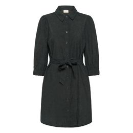 Kaffe Damen Midikleid "Kleid KAvera", grau, Gr. 44, Obermaterial: 90% Polyester PES. 8% Polyamid PA. 2% Elasthan EL., Kleider