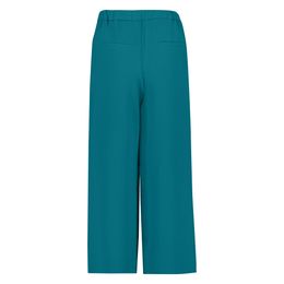 Zero Damen Culotte "Damen mit weitem Bein", blau, Gr. 34, Obermaterial: 100% Polyester, Hosen, Schnallen