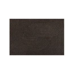 Fu&szlig;matte, B:45cm H:7mm L:75cm, braun, Polyamid, Au&szlig;enbereich, Teppiche