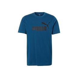 Puma Funktionsshirt 'ESS No. 1' Herren Gr&ouml;&szlig;e M petrol / schwarz