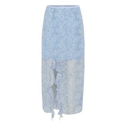 Saint Tropez Rock 'RachilSZ' Damen Gr&ouml;&szlig;e 34 hellblau / wei&szlig;