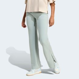 Damen Sporthose "SOFT LUX AUSGESTELLTE"wonder sage, normal, gr., Gr. XL, adidas Sportswear, Obermaterial: 51% Polyester, 25% Modal, 15% Baumwolle, 9%