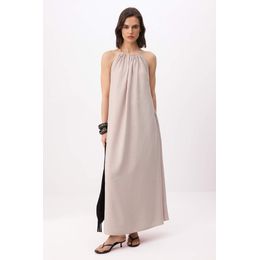 Trendyol Kleid Damen Gr&ouml;&szlig;e 36 greige Sommerkleid