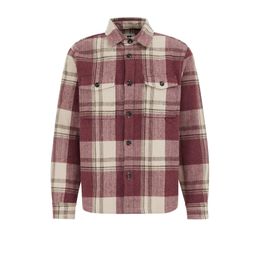 WE Fashion Jacke Herren Gr&ouml;&szlig;e XXXL oliv / weinrot / wei&szlig; Sommerjacke
