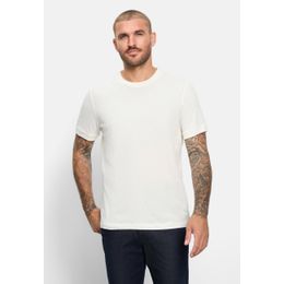 OLYMP Herren T-Shirt "OLYMP Casual Wirk, T-Shirt", wei&szlig;, Gr. XL, 70% Baumwolle, 30% Wolle, Shirts