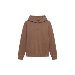 Superdry Herren Kapuzensweatshirt "MICRO LOGO HOOD", braun, Gr. S, unifarben, angeraute Sweatware, Obermaterial: 80% Baumwolle, 20% Polyester,