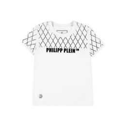 Philipp Plein Damen Longsweatshirt "Crystal Verziert", wei&szlig;, Gr. 4, Obermaterial: 100% Baumwolle. Futter: 100% Glasfaser, Sweatshirts