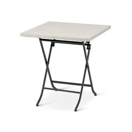 Tchibo - Klappbarer Bistrotisch - 70x70x75cm - beige -