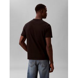 Herren T-Shirtschwarz, Gr. XXL, Calvin Klein Jeans, unifarben, Jersey, Obermaterial: 100% Baumwolle, Shirts, Rundhalsausschnitt, Regular Fit,