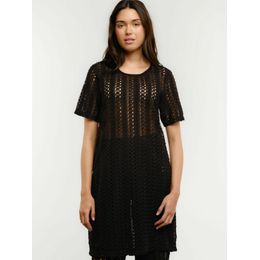 Damen Jerseykleid "Libert&eacute; Essentiel Dress CROC", schwarz, Gr. XXL, LIBERT&Eacute; ESSENTIEL, Obermaterial: 100% Polyester, Kleider