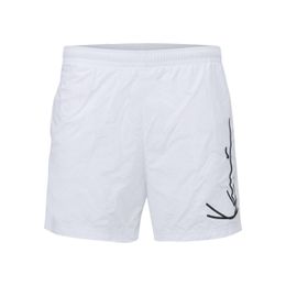 Karl Kani Herren Badeshorts "Karl Kani Herren KM-SW011-002-01", wei&szlig;, Gr. XXL, 100% Polyamid, Badehosen