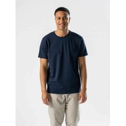 TEESHOPPEN Herren Kurzarmhemd "TEESHOPPEN T-shirt Regular T"navy, Gr. M, Obermaterial: 60% Baumwolle, 40% Polyester, Hemden