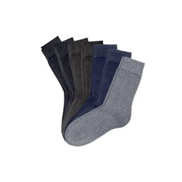 Tchibo - 7 Paar Socken - Herren - Gr. 44-46 - dunkelblau