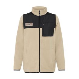 oxmo Damen Trainingsjacke "Trainingsjacke OXNete", beige, Gr. XS, Obermaterial: 100% Polyester PES., Jacken