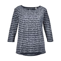 G.I.G.A. by Killtec Damen T-Shirt "GS 26 WMN TSHRT", schwarz-wei&szlig;, Gr. 44, G.I.G.A. DX BY KILLTEC, Obermaterial: 100% Baumwolle, Shirts, Gestreiftes 3/4-Arm T-Shirt,