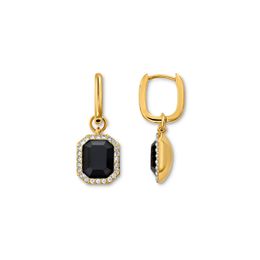 Tchibo - Creolen Royal Black - schwarz