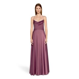 Vera Mont Damen Abendkleid "Damen mit Wasserfallausschnitt"sweet bloom, Gr. 32, Satin, Obermaterial: 97% Polyester, 3% Elasthan. Futter: 100%