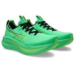 asics Herren Laufschuh "GEL-NIMBUS 28", Gr. 46, gr&uuml;n, Synthetik, Schuhe, mit Knit-Obermaterial, mit FF BLAST PLUS D&auml;mpfung