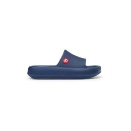 SCHUZZ Damen Sandale "Claquette", Gr. 40, blau, Obermaterial: 100% Gummi rubber., Schuhe