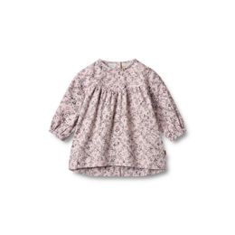 Wheat M&auml;dchen Shirtkleid "Wheat Dress L/S Fenja", rosa, Gr. 86, 100% Baumwolle, Kleider