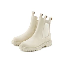 ELBSAND Stiefelette 'Chelseaboots, Schlupfstiefel, Bikerboots, Herbststiefelette' beige Gr. 37 f&uuml;r Damen