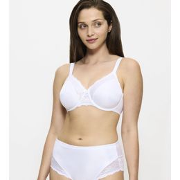 Triumph Damen Minimizer-BH "Ladyform Soft", Gr. 80, wei&szlig;, Microtouch, Obermaterial: 43% Polyamid, 40% Polyester, 17% Elasthan, leicht gl&auml;nzend,