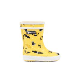 Aigle M&auml;dchen Stiefel "Baby Flac Theme", Gr. 19, bunt, Obermaterial: 100% Naturkautschuk NaRubber., Schuhe