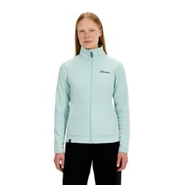 Berghaus Damen Fleecejacke "PRISM 2.0 MICRO IA FL JKT AF", blau, Gr. XS, Fleece, Obermaterial: 100% Polyester, Jacken, mit hohem Kragen, klassischer