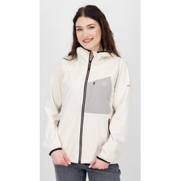 LPO Damen Softshelljacke "PIARA II WMN", wei&szlig;, Gr. 42, Softshell, 92% Polyester. 8% Elasthan, Jacken