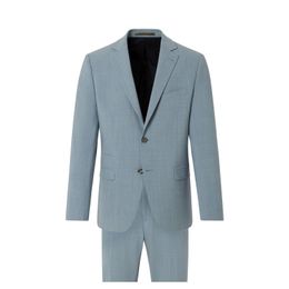 Benvenuto. Herren Anzug "SALVI Iago", blau, Gr. 110, uni, Obermaterial: 52% Polyester PES. 43% Wolle WO. 5% Elasthan EL. 94% Polyester PES. 6%