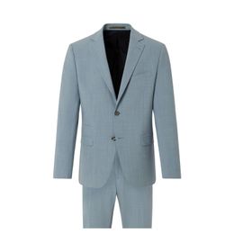 Benvenuto. Herren Anzug "SALVI Iago", blau, Gr. 94, uni, Obermaterial: 52% Polyester PES. 43% Wolle WO. 5% Elasthan EL. 94% Polyester PES. 6%