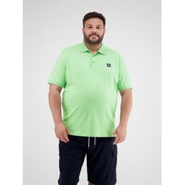 Lerros Herren Poloshirt "Poloshirt in &Uuml;bergr&ouml;&szlig;en, bequem und sportiv", gr&uuml;n, Gr. XXXL, 97% Baumwolle, 3% Elasthan, Shirts