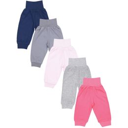 TUPTAM M&auml;dchen Pumphose "Pumphose Baby Lange Pumphose 5er Pack", pink, Gr. 86, Obermaterial: 100% Baumwolle CO., Hosen