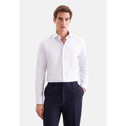 Seidensticker Herren Businesshemd "Schwarze Rose", blau, Gr. 41, gestreift, 100% Baumwolle, Hemden, X-Slim 1/1 Kentkragen Gestreift