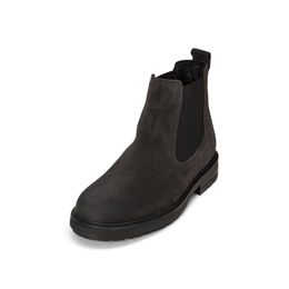 Marc O'Polo MARC O'POLO Herren Chelseaboots "aus ge&ouml;ltem Veloursleder", Gr. 41, grau, Obermaterial: 100% Leder, unifarben, Schuhe