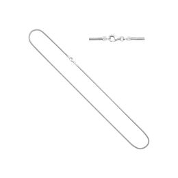 Jobo Damen Goldkette "Schlangenkette 1,4 mm", 45cm, Wei&szlig;gold 585, silber, Wei&szlig;gold 585, Halsketten, 14 Karat 585 Wei&szlig;gold