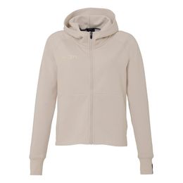 Kempa Damen Trainingsjacke "Kapuzenjacke STMNT Women", beige, Gr. XXL, Obermaterial: 72% Baumwolle CO(Bio). 28% Polyester Pol. recyc.., Jacken