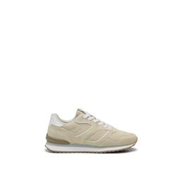 Marc O'Polo MARC O'POLO Damen Sneaker "aus weichem Veloursleder", Gr. 39, beige, Obermaterial: 100% Leder, unifarben, Schuhe